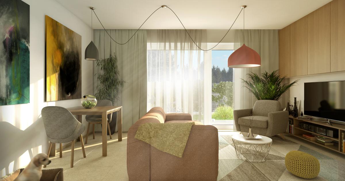 1KK byt C0 s predzáhradkou v novostavbe - REZIDENCIA GEMINI I - Brezno ...